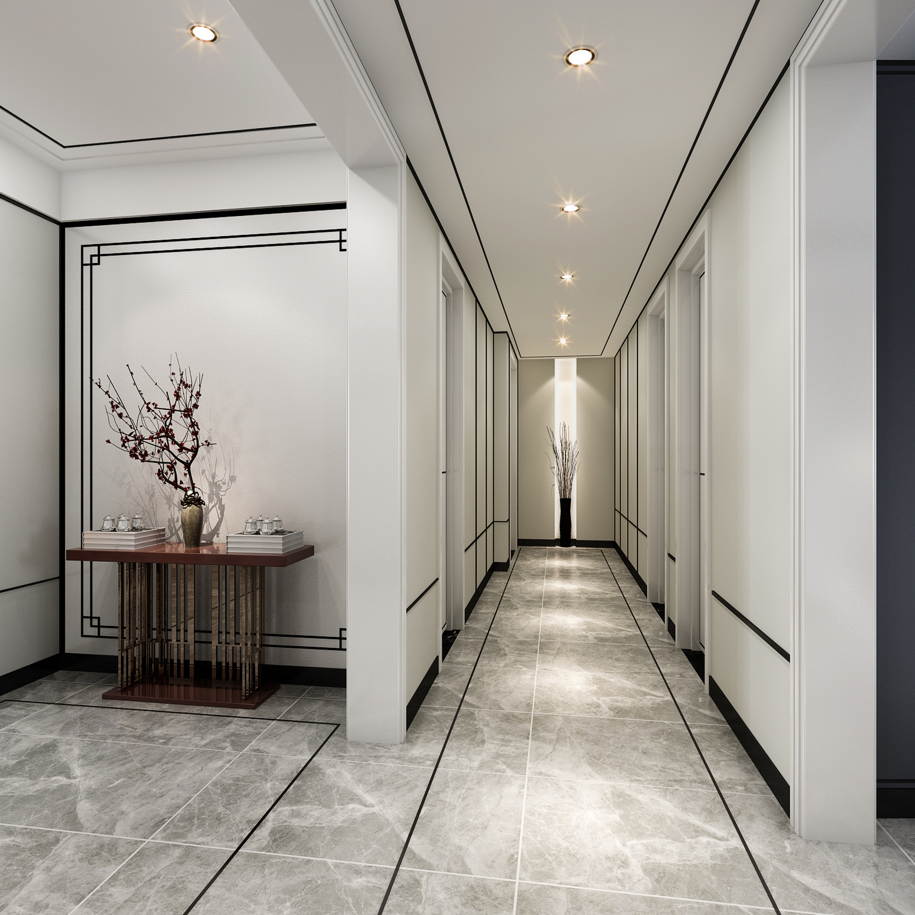 1234567 - 中式风格三室二厅四卫装修效果图 - ***8设计效果图 - 居然设计家